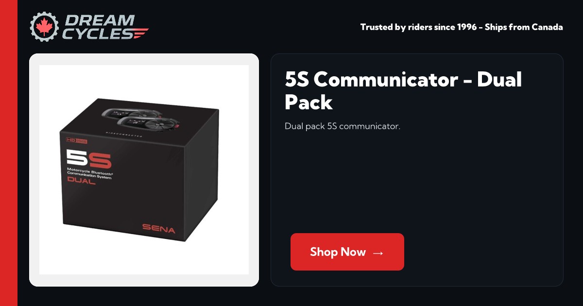 Sena 5S Communicator Dual Pack [5S-10D] - $418.95 : Dream Cycles