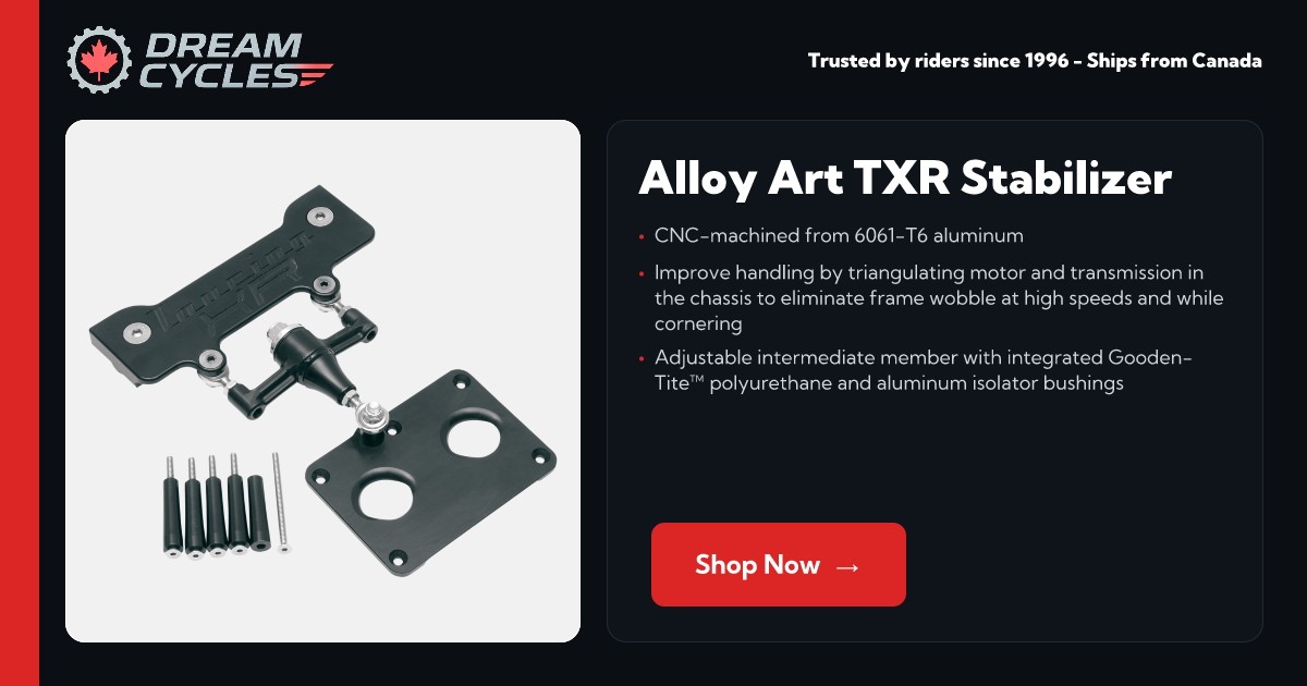 Alloy Art TXR Stabilizer [1111-0001] - $713.95 : Dream Cycles